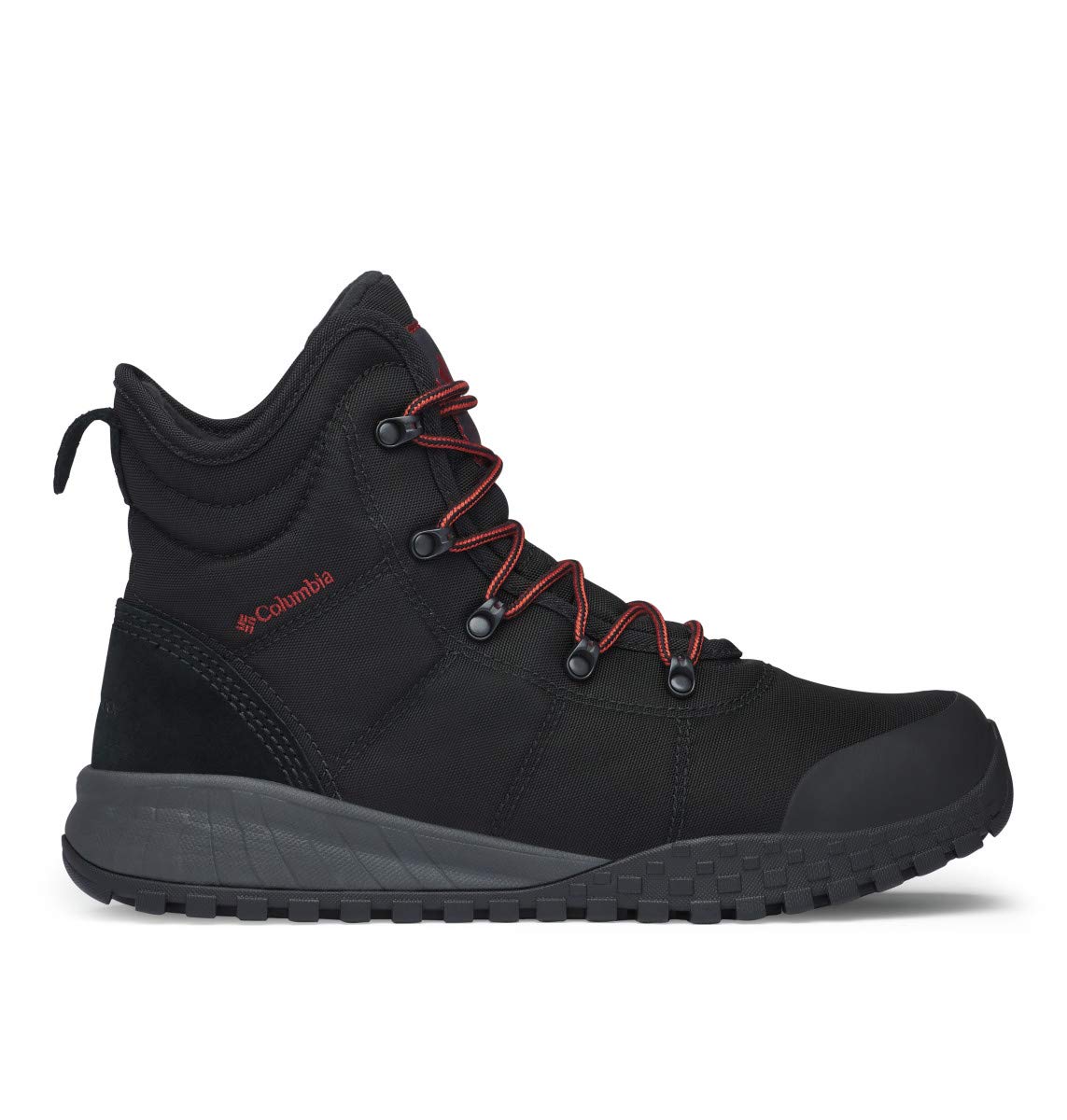 Columbia Men's Fairbanks Omni-Heat, Black/Rusty, 9.5