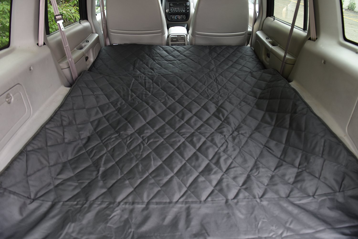 Arf Pets SUV Dog Cargo Liner Cover for SUVs and Cars, Waterproof Material, Non Slip Backing, Extra Bumper Flap Protector, Large Size - Universal Fit