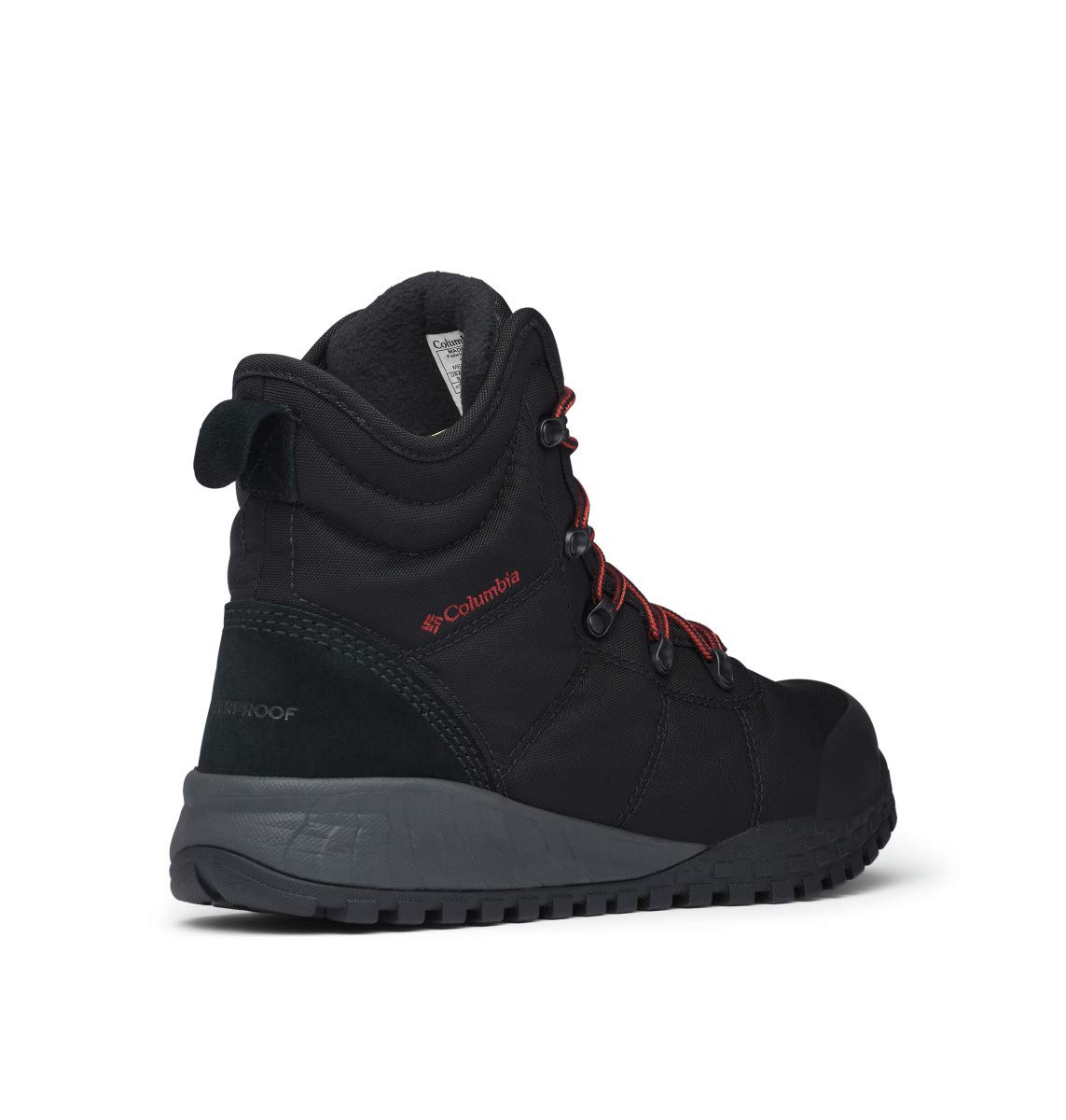 Columbia Men's Fairbanks Omni-Heat, Black/Rusty, 9.5