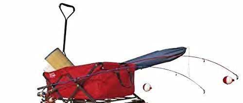 Creative Outdoor Push Pull Hauler Wagon for Kids, 200lbs Weight Capacity, All-Terrain Collapsible and Portable Folding Cart for Cargo, Beach, Park, Garden, Camping & Tailgate