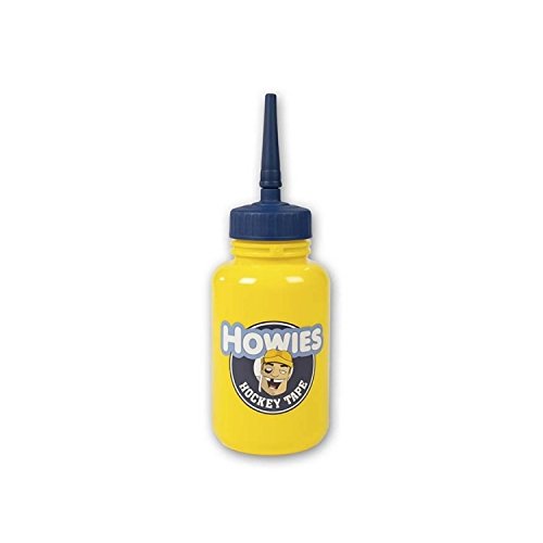 Howies Hockey Tape Sports Water Bottle Pop Top Or Long Straw (Yellow, Long Straw)