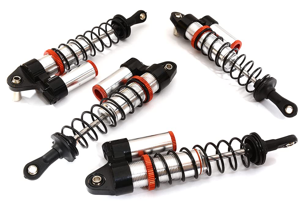Integy RC Upgrades for HPI, Billet Machined Piggyback Shock (4) for HPI 1/10 Bullet MT & Bullet ST