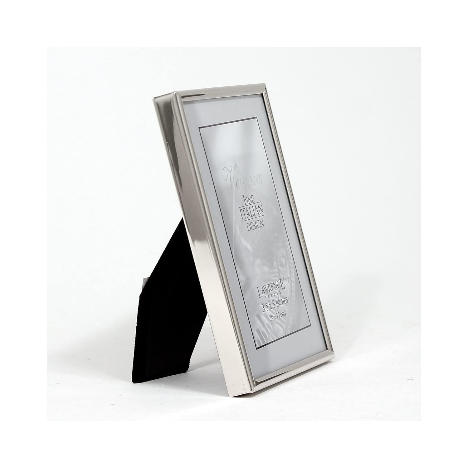 Lawrence Frames Simply Metal Picture Frame, Silver, 3.5x5