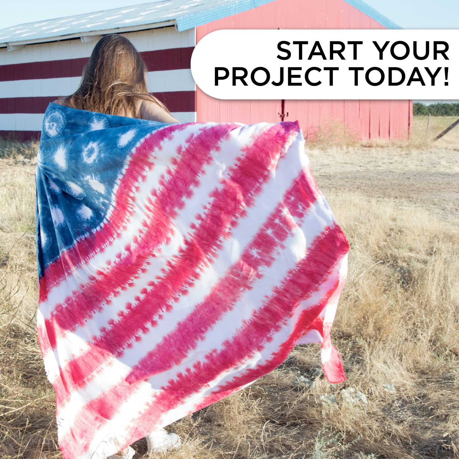 Tulip One Step Tie Dye Kit: Mini Patriotic Kit in Red and Blue (32453)