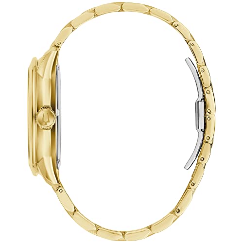 Bulova Men's Classic Sutton 4-Hand Automatic Watch, 24-Hour Sub Dial, Open Aperture, Self-Winding, Exhibition Caseback, Double Curved Mineral Crystal, Luminous Hands, 42mm Style: 97A108