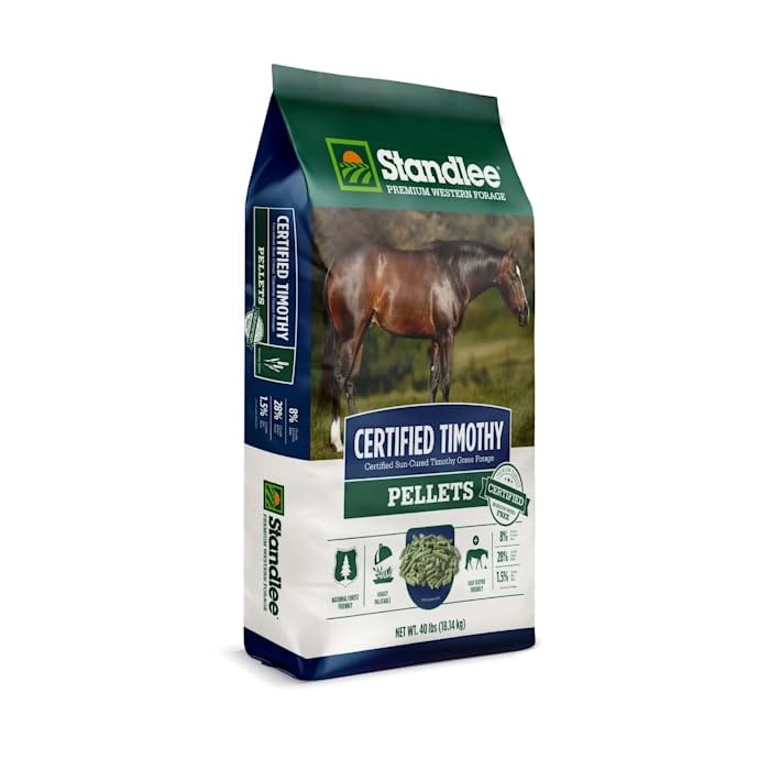 Standlee Hay 1275-30111-0-0 40 lbs. Timothy Pellets Forage