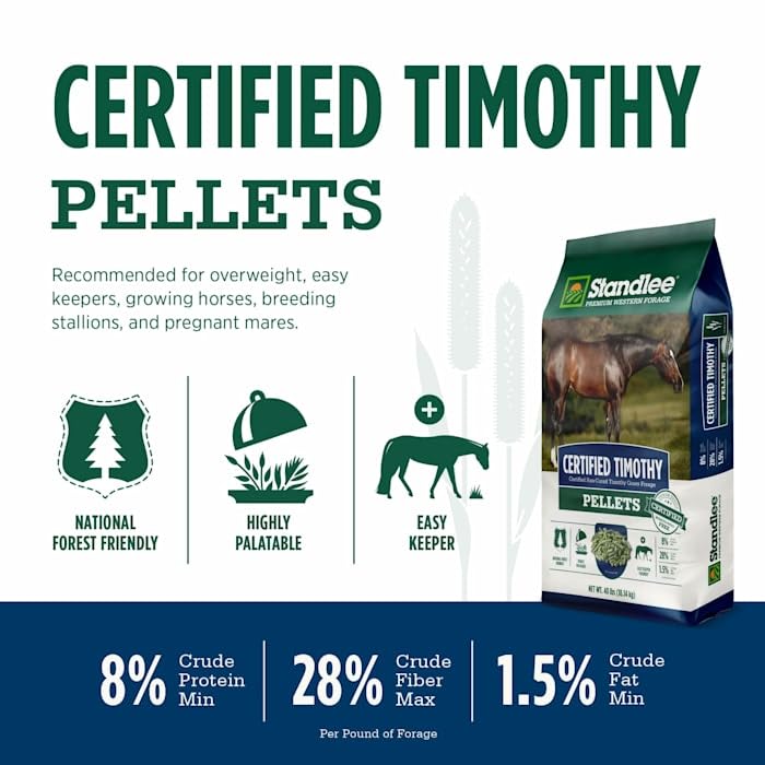 Standlee Hay 1275-30111-0-0 40 lbs. Timothy Pellets Forage