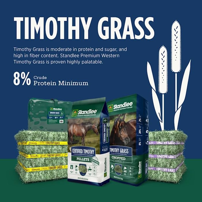 Standlee Hay 1275-30111-0-0 40 lbs. Timothy Pellets Forage