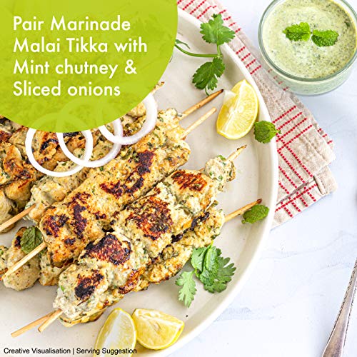 Kitchens of India Marinade for Malai Tikka, 150g (5.3 OZ), Yogurt Based Creamy Marinade for Authentic Barbecuing/Grilling Chicken Kebabs