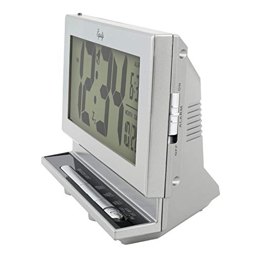 Equity’s 2” Digital LCD Alarm Clock with Night Vision Model# 30041 Silver