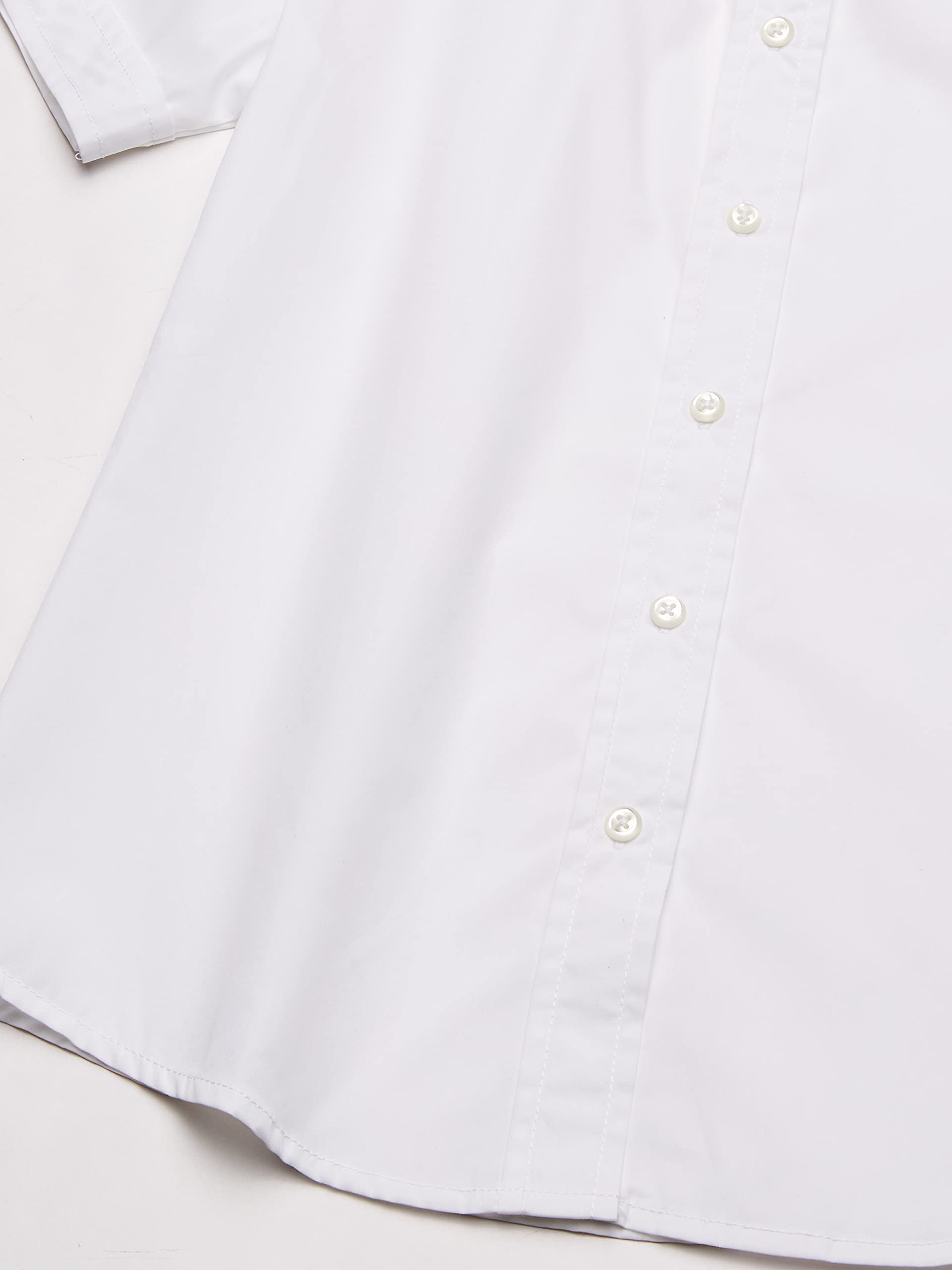 CLASSROOM Little Girls' Toddler Peter Pan Blouse, White, 4T