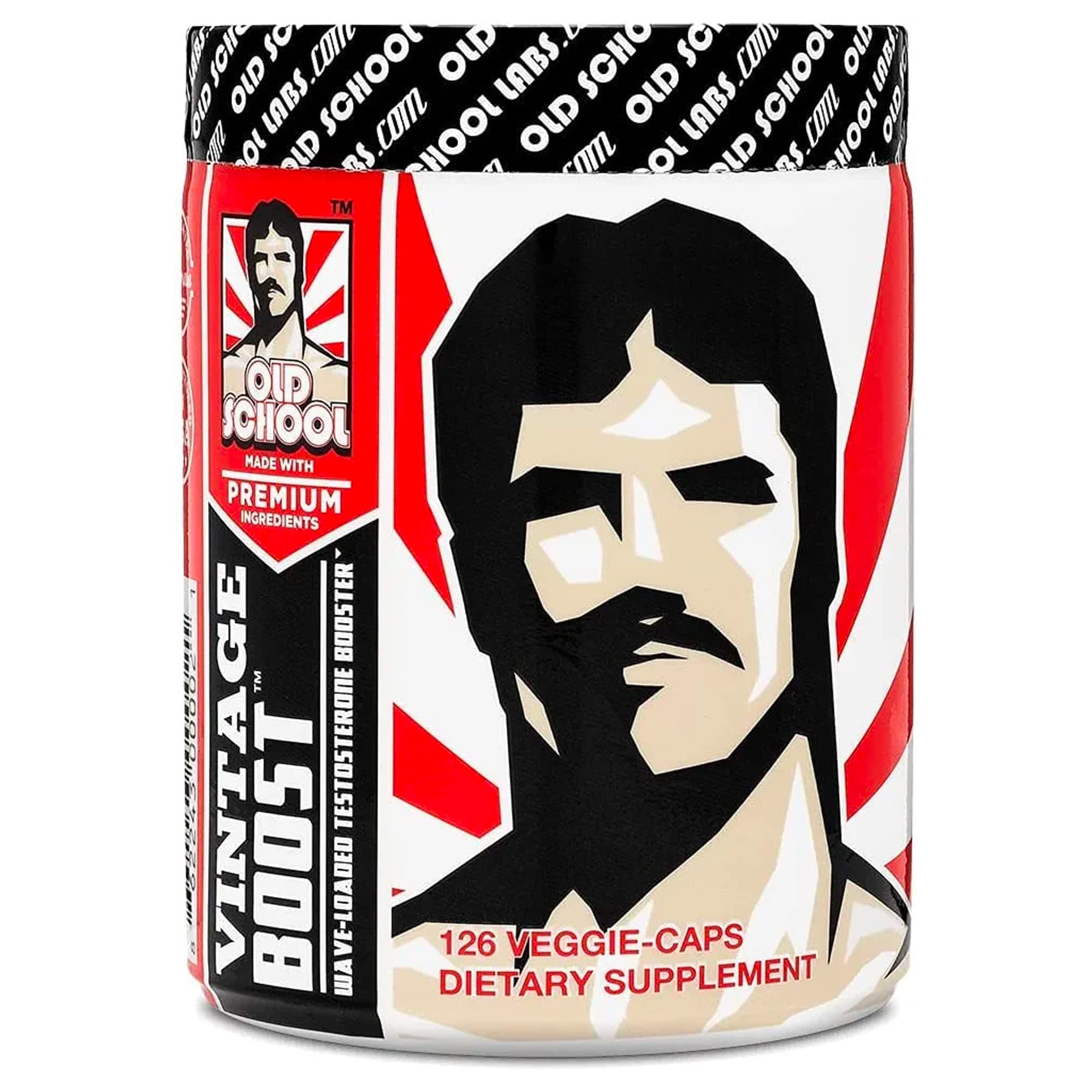 Vintage Boost β Testosterone Booster for Men with Natural Ingredients β Maca Root β Shilajit β Tribulus Terrestris β Boosts Vitality, Builds Muscle & Increases Muscle Hardness β 126 Veggie Caps