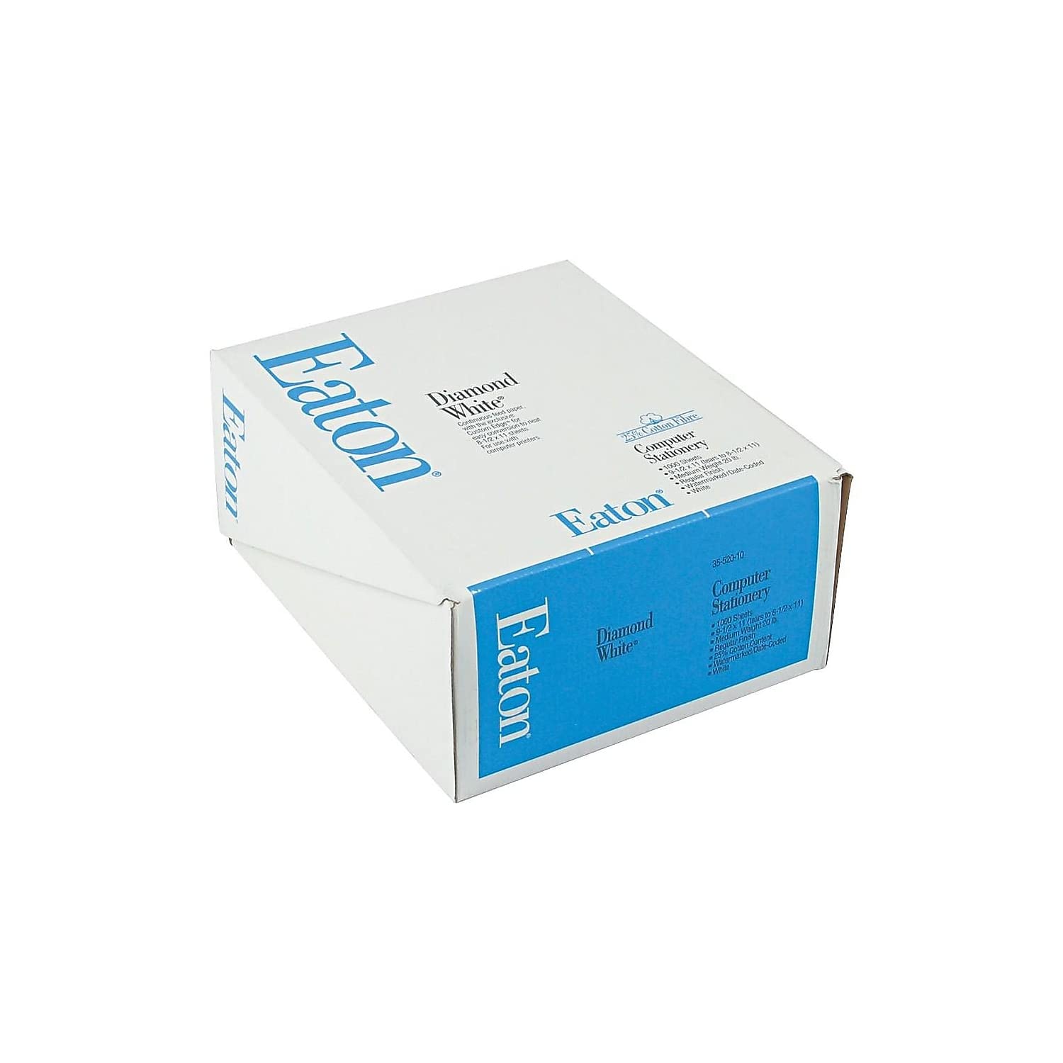 Southworth 3552010 25% Cotton Continuous Paper White 20lb 9-1/2 x 11 Perforated 100 Sheets