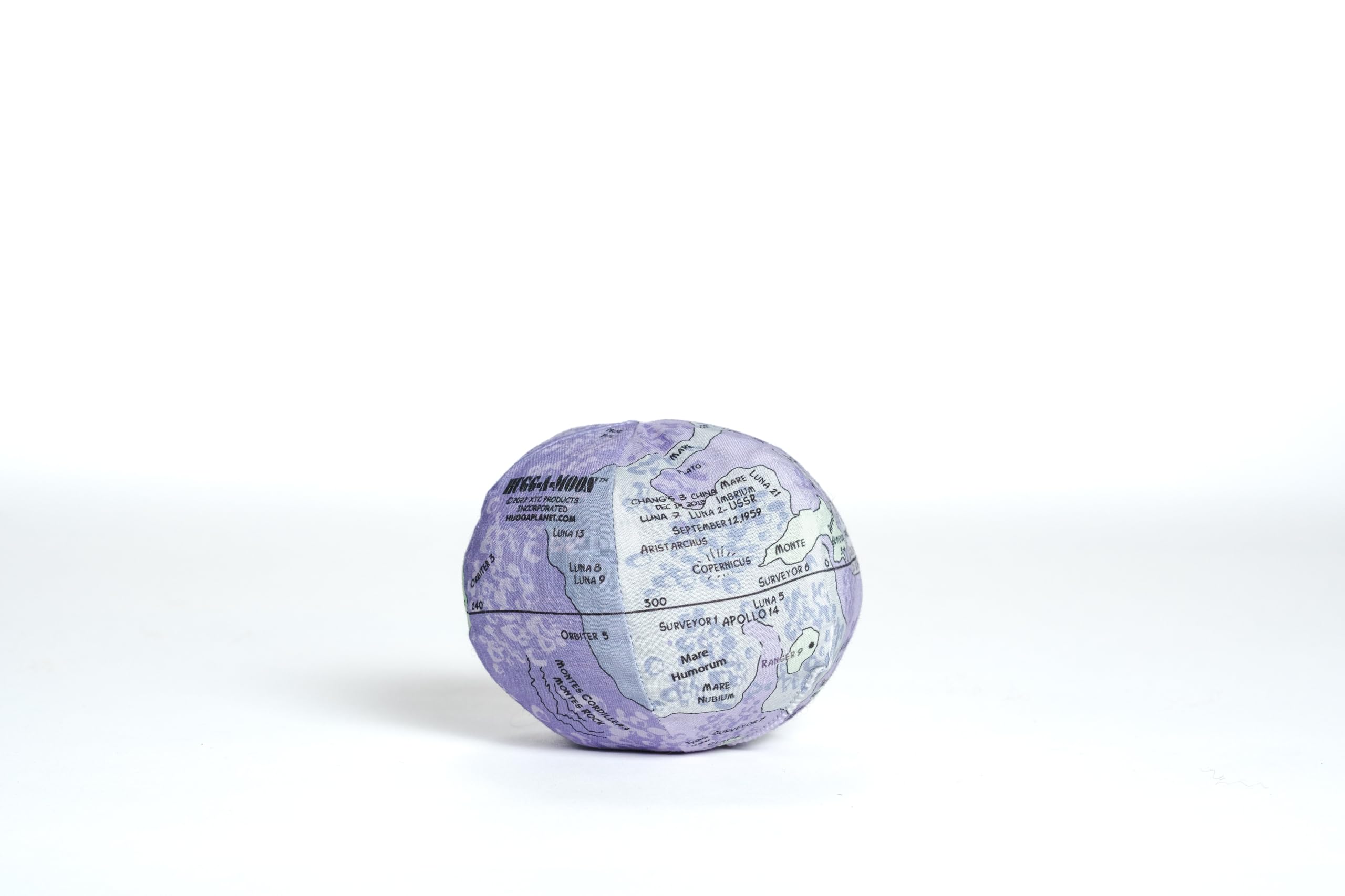 Hugg-A-Planet Pocket Earth with Moon Soft Plush Globe for Learning | for Kids, Teens, Adults, Teachers, and Parents | Educational Toy | Labels of The Earth and Moon |