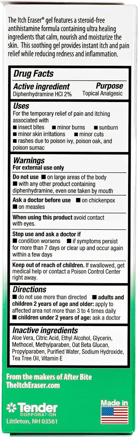 Tenders The Itch Eraser Gel Max Strength 2oz