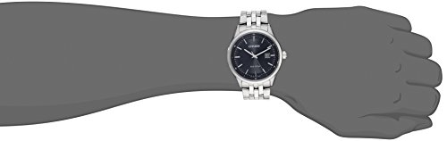 Citizen Men's Classic Addysen Eco-Drive Watch, 3-Hand Date, Sapphire Crystal, Stainless/ Blue Dial, 41mm (Model: BM7251-53L)