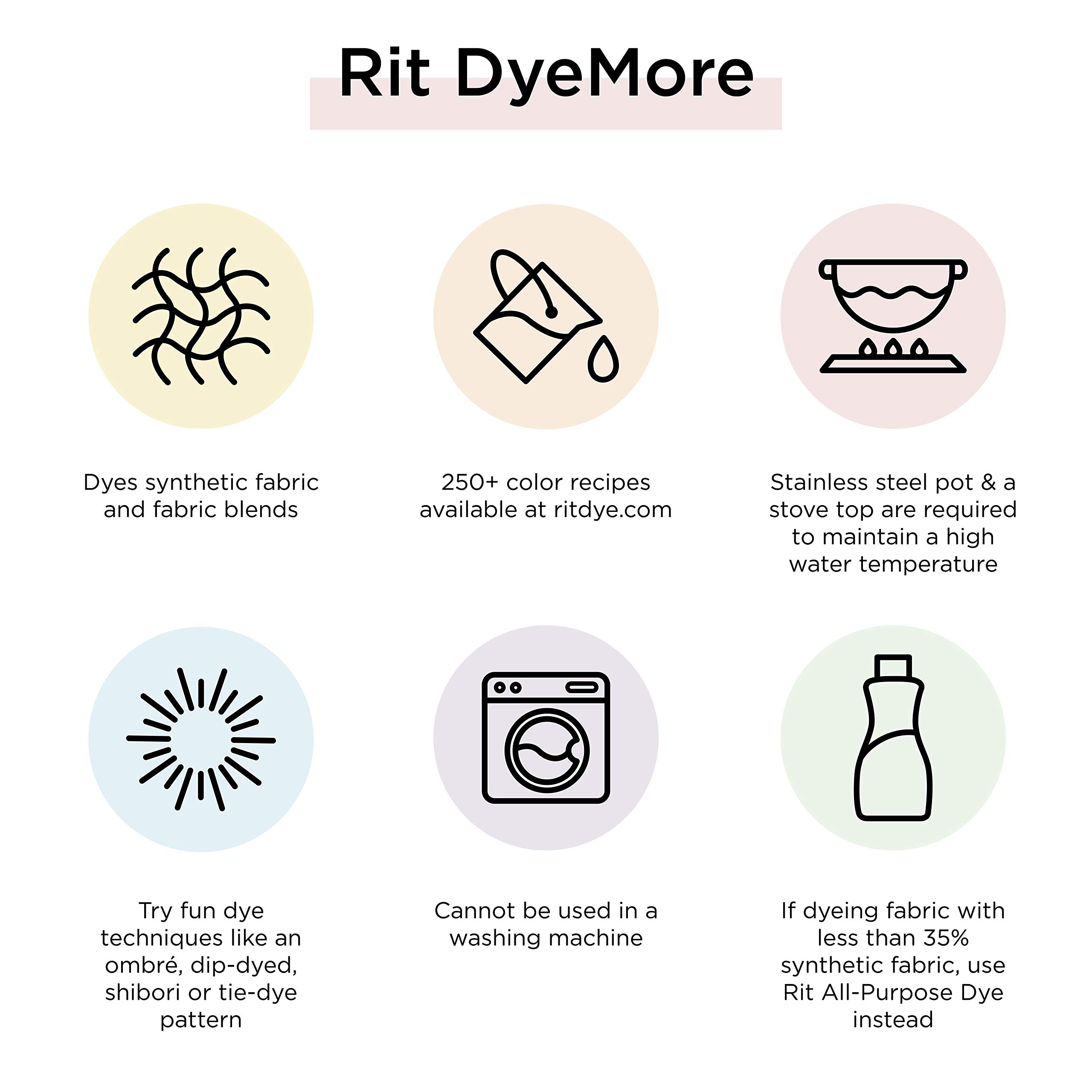Rit DyeMore Liquid Dye, Graphite, 7-Ounce