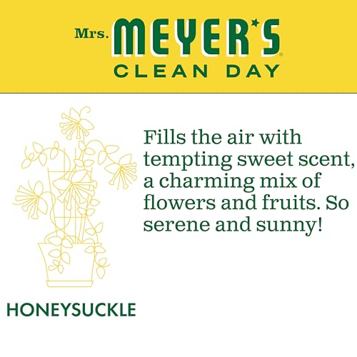 Mrs. Meyer's Liquid Laundry Detergent, Biodegradable Formula Infused with Essential Oils, Honeysuckle, 64 oz (64 Loads)