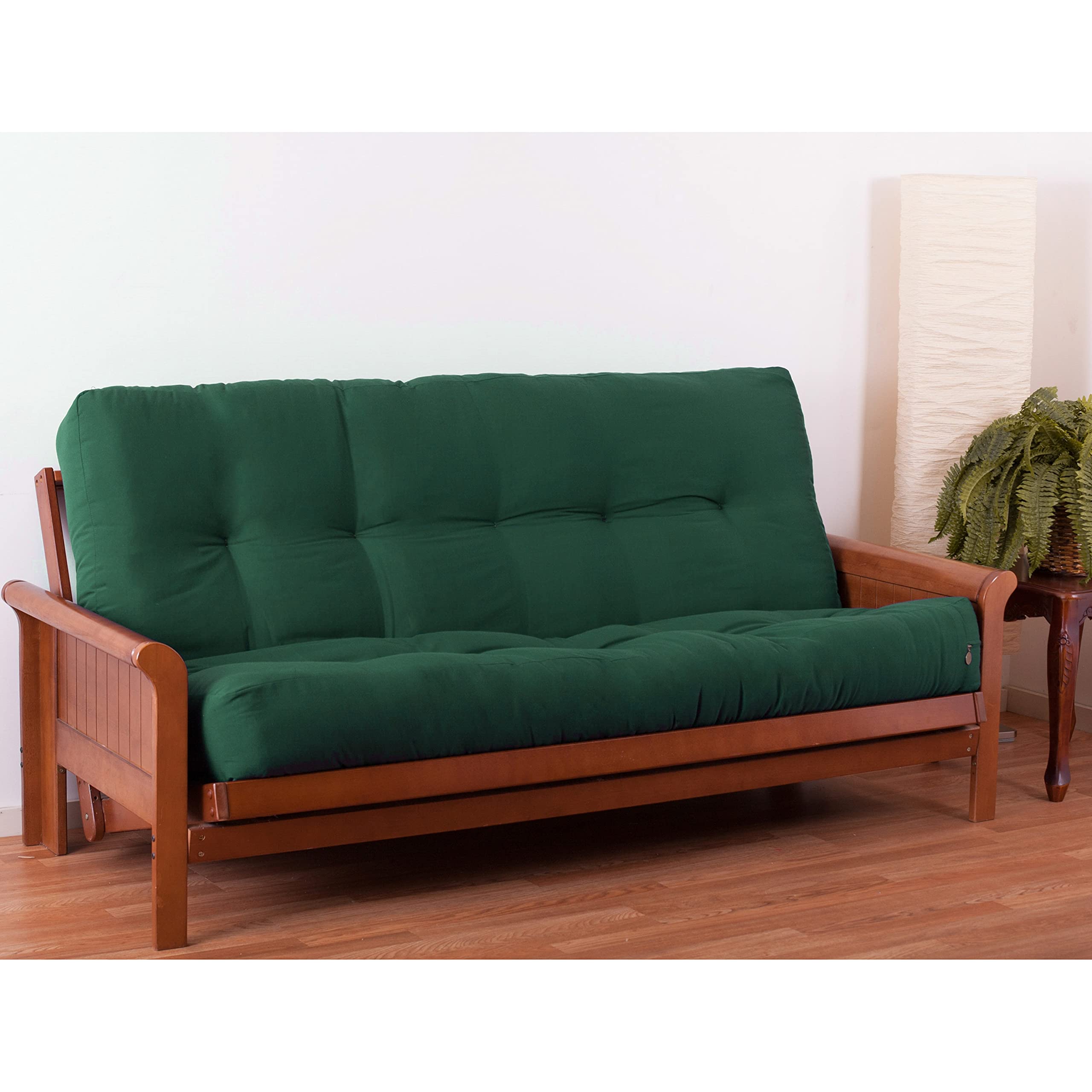 Blazing Needles Renewal 10" Twill Futon Mattress, Full, Forest Green