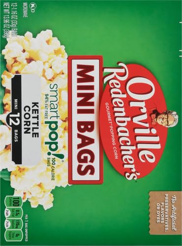 Orville Redenbacher's SmartPop! Kettle Corn Popcorn, 1.16 Oz, 12 Ct
