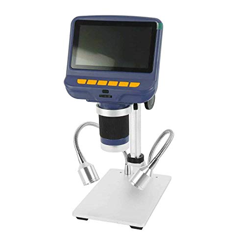 Andonstar AD106S Digital Solder Microscope Electronic Repair Coin Collection Jewelry Appraisal Antique Authentication and Children Biology Slides Observation 200X Magnification with 4.3-inch Display