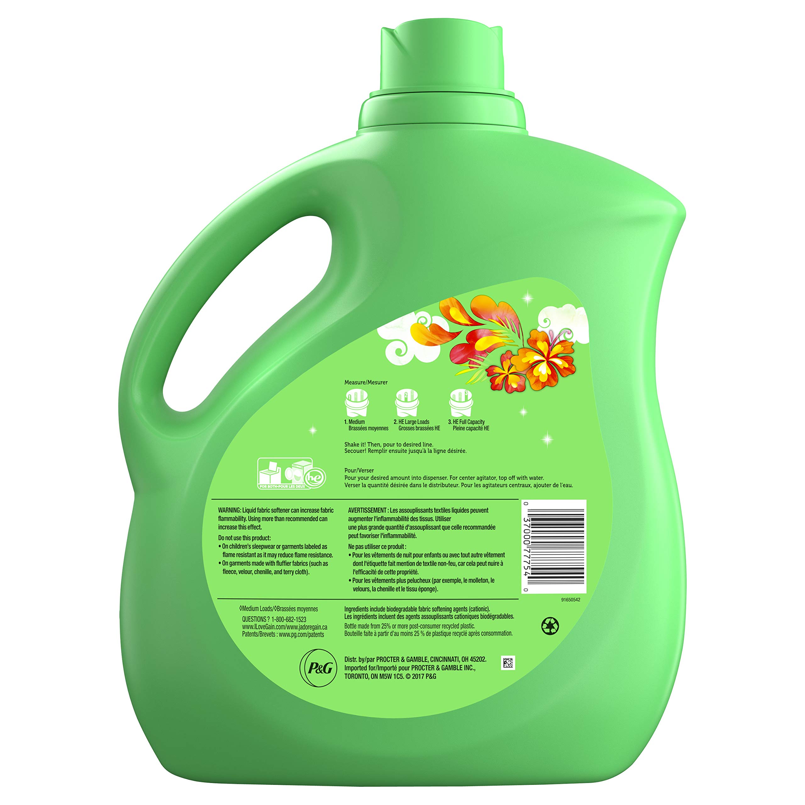 Gain Liquid Fabric Softener, Island Fresh, 150 Loads 129 fl oz