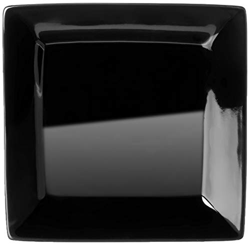10 Strawberry Street Nova Square 45 pc Dinnerware Set, Black