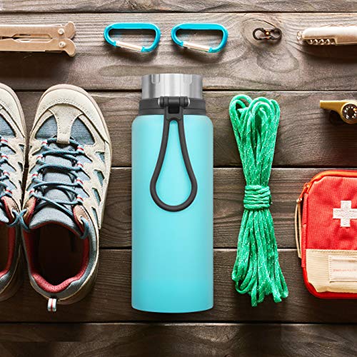 OGGI Terrain Insulated Stainless Steel Water Bottle - Large 32-Ounce Capacity, Also Suitable for Coffee & Hot Drinks, Midnight Blue