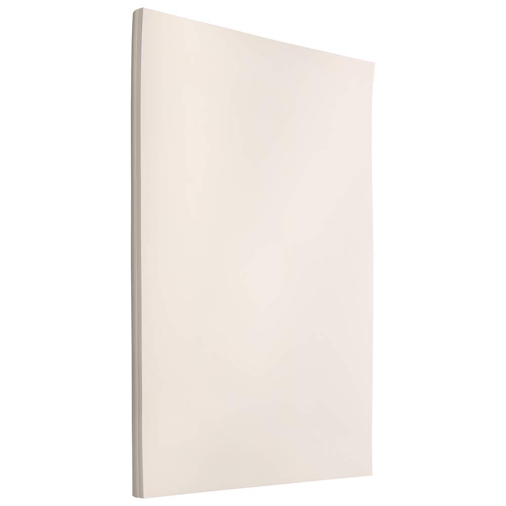 JAM PAPER Legal Strathmore 24lb Paper - 90 gsm - 8.5 x 14 - Nautral White Wove - 100 Sheets/Ream