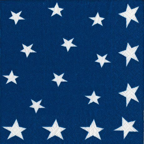 4th of July Party Supplies Paper Napkins Luncheon Size flag Stars and Stripes 40 Count 6.5" x 6.5" Folded