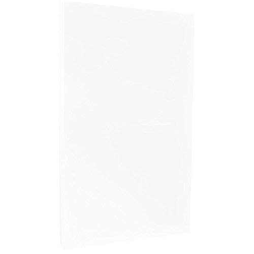JAM PAPER Legal Strathmore 32lb Paper - 90 GSM - 8.5 x 14 - Bright White Wove - 100 Sheets/Ream