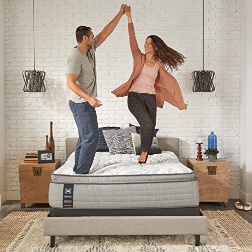Sealy Posturepedic Spring Silver Pine Euro Pillowtop Medium Feel Mattress, Queen