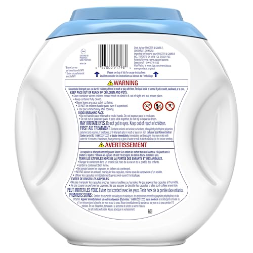Tide PODS Free & Gentle Laundry Detergent Soap Pacs, 81 Count, Tide PODS Laundry Detergent