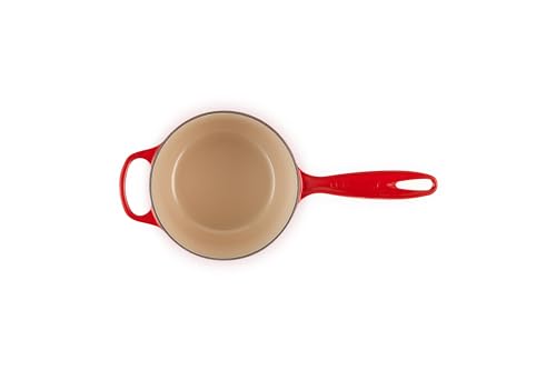 Le Creuset Enameled Cast Iron Signature Saucepan, 1.75 qt., Cerise