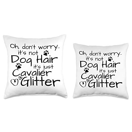 Funny Dog Owner Gifts & Dog Lover Gift Ideas King Charles Spaniel Mom Gift Cavalier Lover Throw Pillow, 16x16, Multicolor