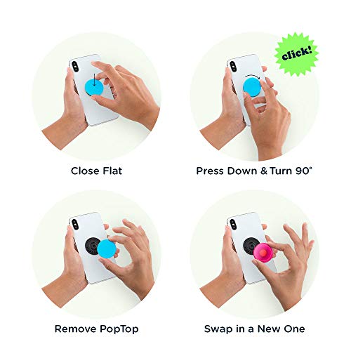 PopSockets PopGrip: Swappable Grip for Phones & Tablets - Pokemon - Eevee & Pikachu