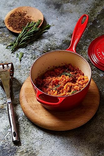 Le Creuset Enameled Cast Iron Signature Saucepan, 1.75 qt., Cerise