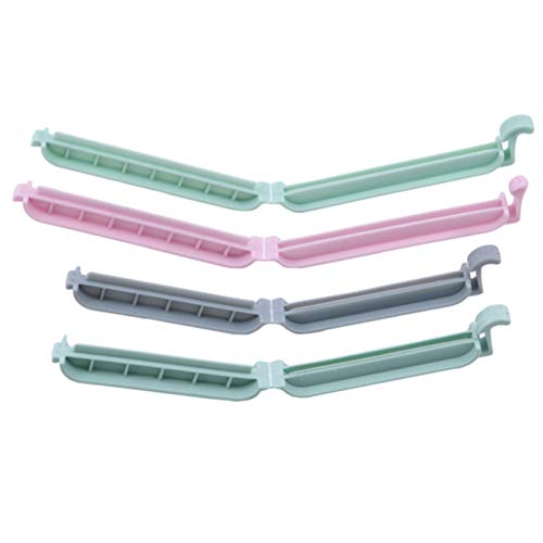 SOURBA 12 Pcs Food Storage Clips Sealing Clips Plastic Kitchen Freezer Bag Clips