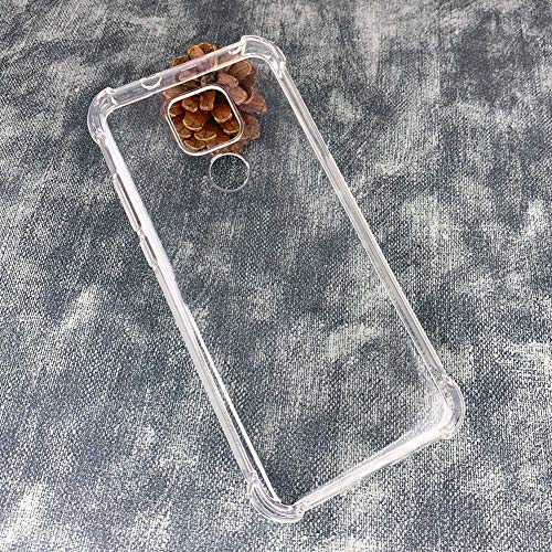 Ytaland for Moto G Play 2021 Case (Not for Moto G Play 2020),with 2 x Tempered Glass Screen Protector. (3 in 1) Crystal Clear Silicone Shockproof TPU Bumper Protective Phone Case Cover