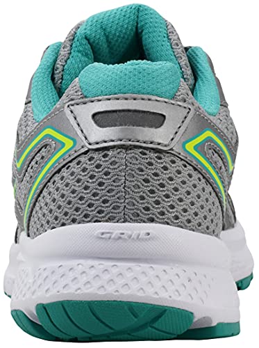 Saucony Women's Cohesion 10 Running Shoe, Grey/Tea/Ct, 8.5 M US
