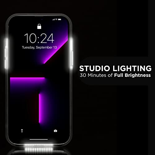 LuMee HALO by Case-Mate - Light Up Selfie Case for iPhone 12 Pro Max (5G) - Front & Rear Illumination - 6.7 Inch - Halo Gold