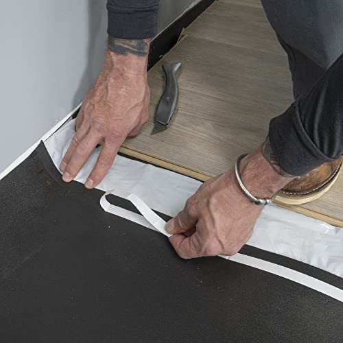 ROBERTS Black Jack Underlayment - 600 sq. ft. Roll - 43" x 167.5' x 2.5 mm