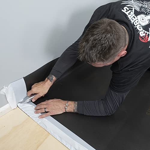 ROBERTS Black Jack Underlayment - 600 sq. ft. Roll - 43" x 167.5' x 2.5 mm