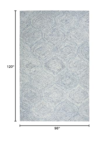 Rizzy Home Brindleton Blue Tweed 8' x 10' Rug