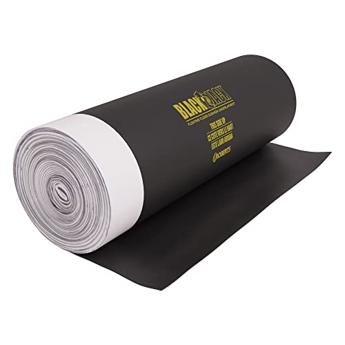ROBERTS Black Jack Underlayment - 600 sq. ft. Roll - 43" x 167.5' x 2.5 mm