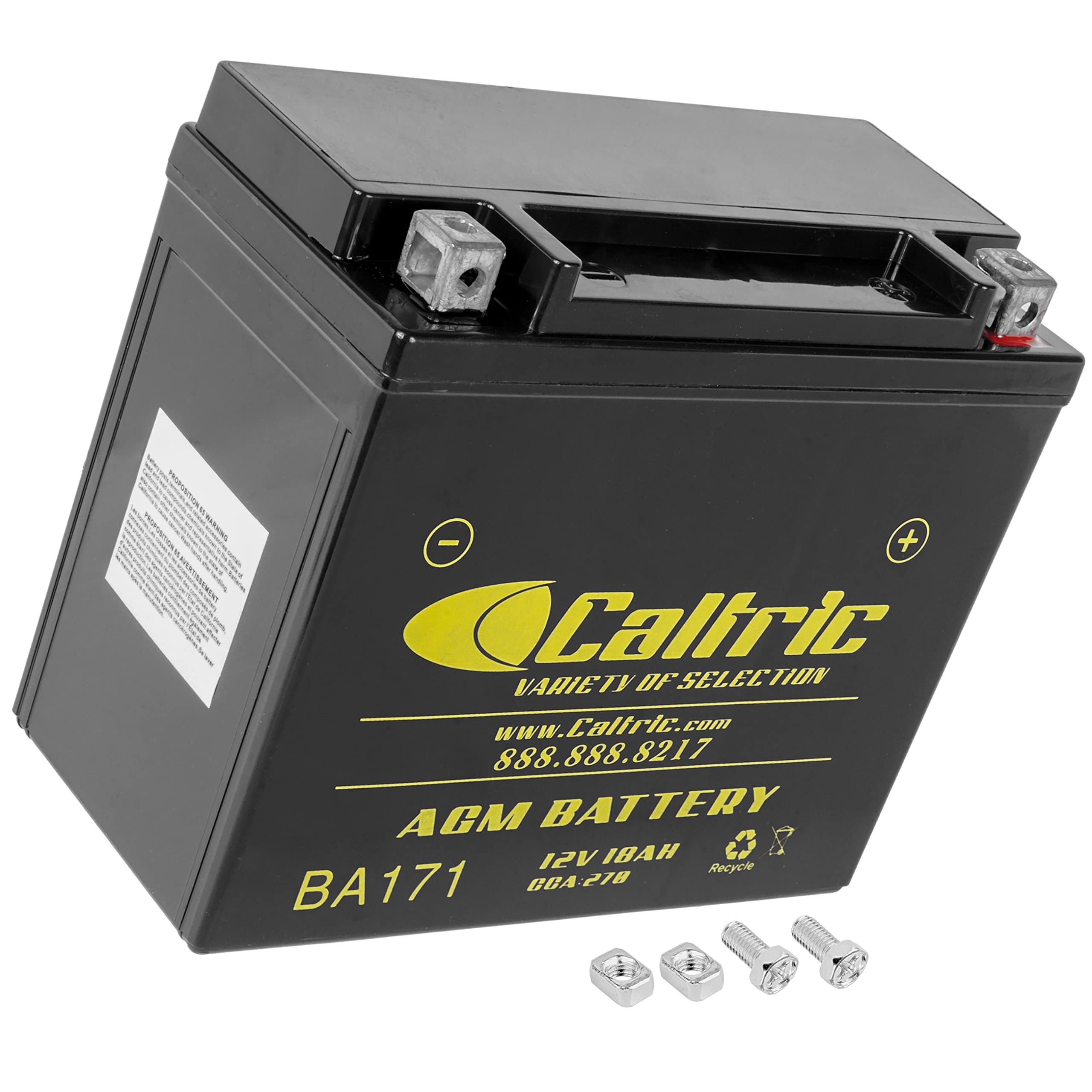 Caltric Agm Battery Compatible with Yamaha Grizzly 700 Yfm700 Yfm-700 4Wd Fi Eps 2007-2016