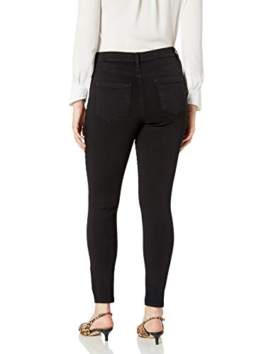 Bandolino Women's Mandie Signature Fit 5 High Rise Jean Regular, Saturated Black, 14 Short