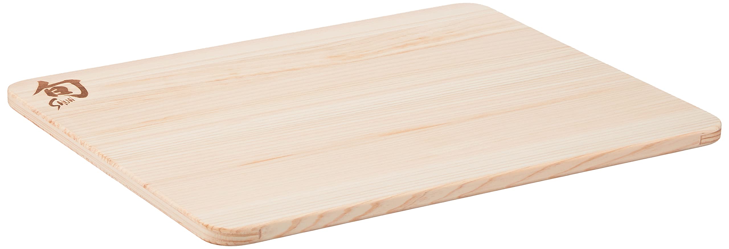 Shun Cutlery Small Hinoki Cutting Board, 10.75" x 8.25" Small Wooden Japanese Chopping Board for Kitchen, Medium-Soft Wood Preserves Knife Edges, Forest Stewardship Council Certified