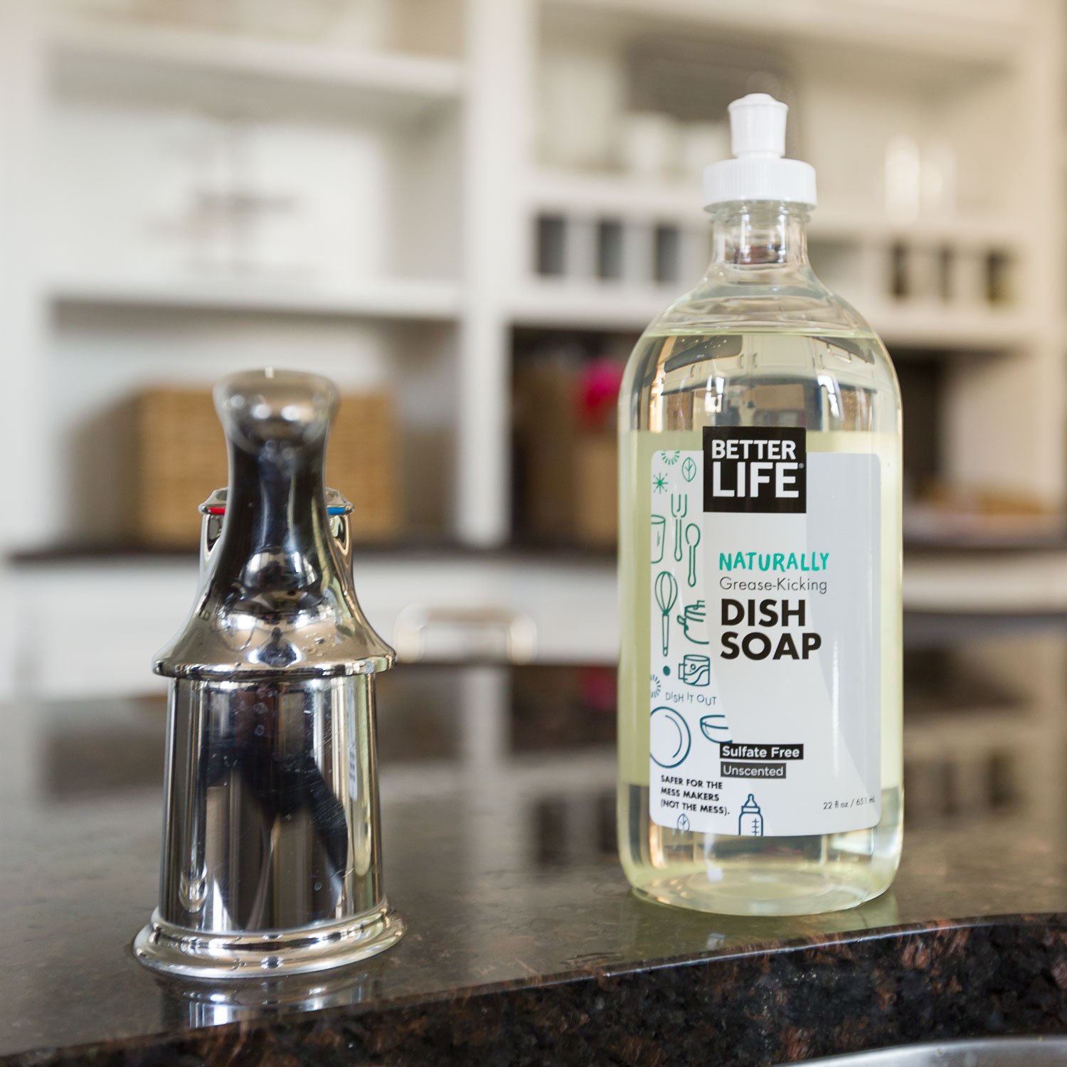 Better Life Dish Soap, Unscented, 22 Fl Oz