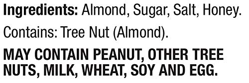 Salad Pizazz Almond Toppings Snack Mix and Salad Topping Resealable Bag, Honey Roasted, 3.5 Ounce